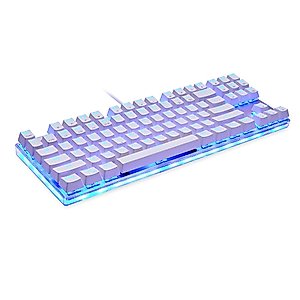 MOTOSPEED K87S Mechanical Keyboard Gaming Keyboard Wired USB Customized LED RGB Backlit with 87 Keys