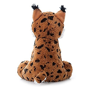 The Petting Zoo Bobcat Stuffed Animal, Gifts for Kids, Wild Onez Zoo Animals, Bobcat Plush Toy 12 inches