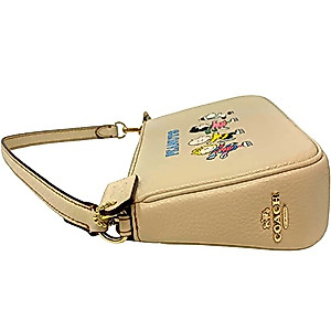 COACH X Peanuts Nolita 19 With Snoopy And Friends Motif Style No. CE858 Ivory