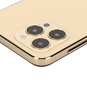I14proMax Smartphone, for Android11, Unlocked Cell Phone, with 6.1in HD Large Screen, Mobile Phone, 4GB RAM+32GB ROM, MTK6889, 8MP+16MP, 1440x3200, 6800mAh, Gold