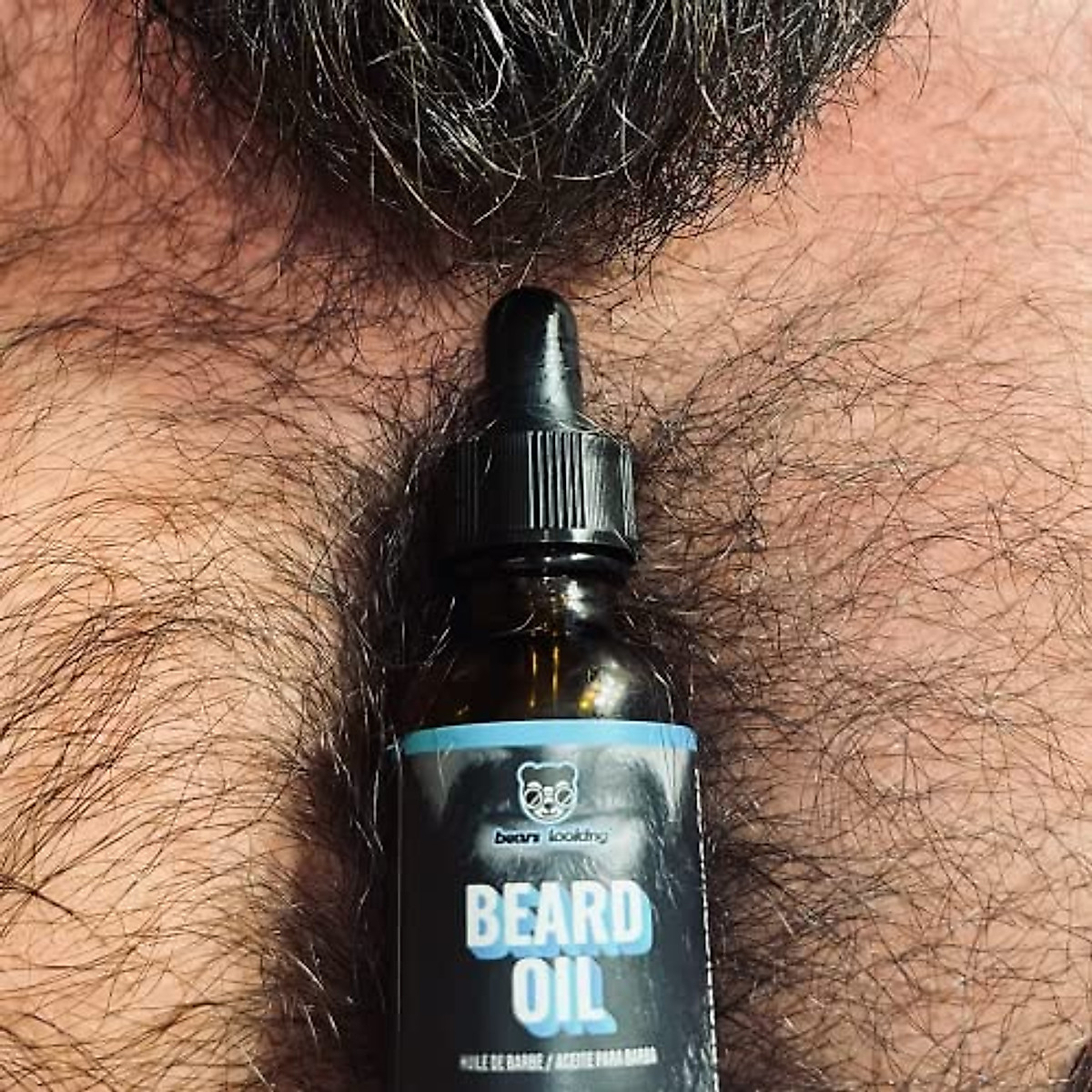 Bears Looking Beard Oil Conditioner - All Natural Sandalwood Scent with Argan Oil - Softens & Strengthens Beards and Mustaches