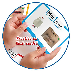 hand2mind 3D Sound and Phonics Cards, Phonemic Awareness, Phonics Flash Cards, Letter Sounds for Kindergarten, Speech Therapy Toys, ESL Teaching Materials, Science of Reading Manipulatives