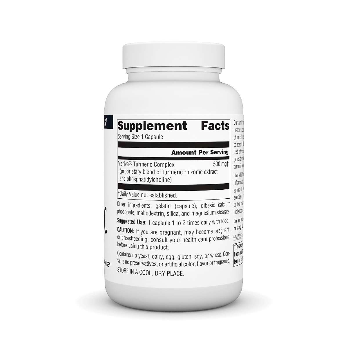 Source Naturals Turmeric with Meriva, for Healthy Inflammatory Response*, 500 mg - 120 Capsules