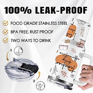 Teacher Gifts for Women, Teacher Daily Affirmations Tumbler 40 OZ, Teacher Appreciation Week Gifts, Teacher Cup, Teachers Gifts Ideas for Birthday Christmas Graduation Back to School Appreciation Mug