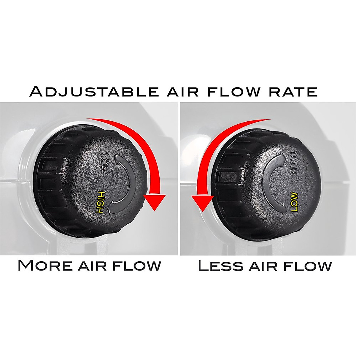 Aquatop Breza Aquarium Air Pump Dual Outlet, Fully Adjustable, Super Quiet, up to 100 Gal Fish Tank, AP-100