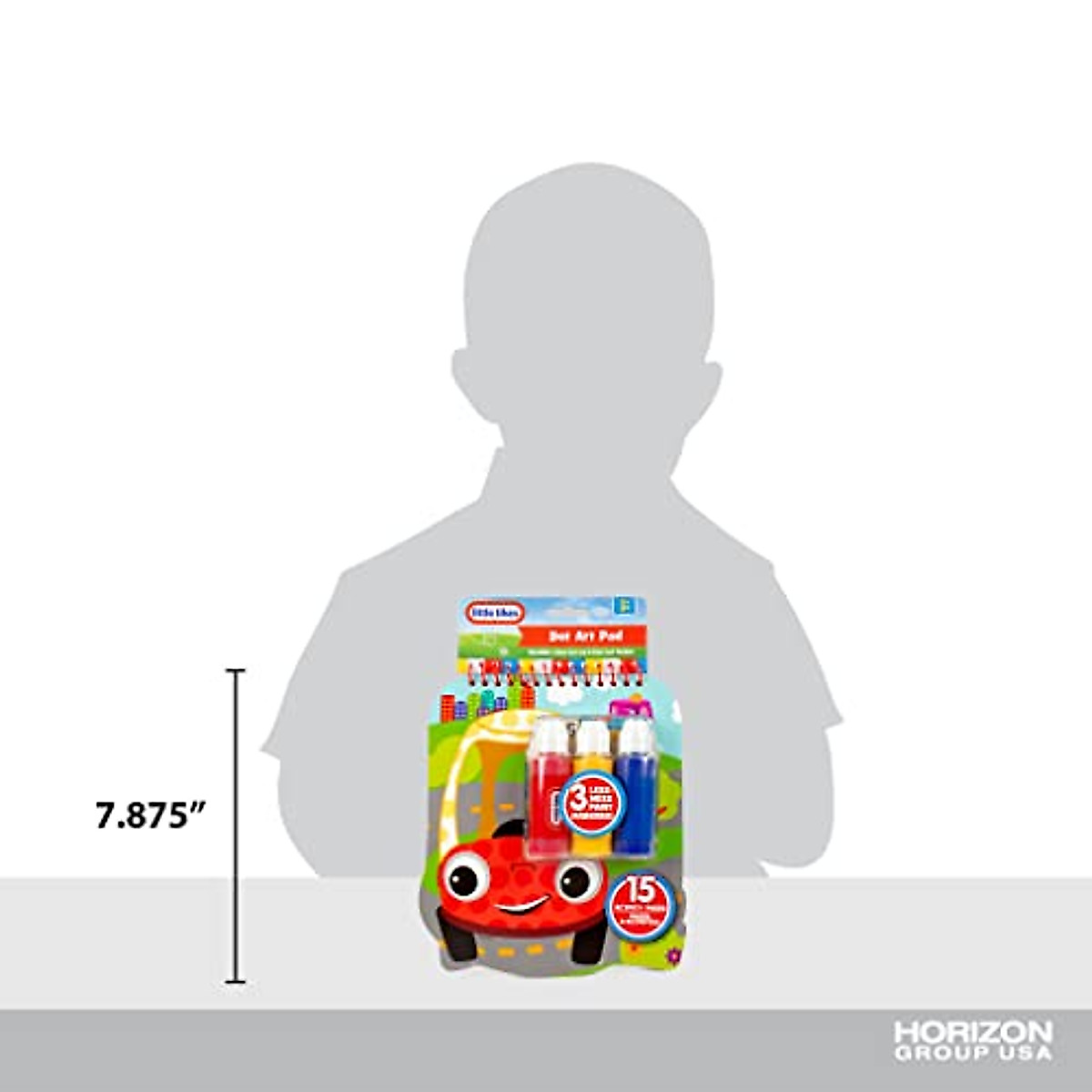 Little Tikes Dot Art Pad & Dot Markers, Spiral-Bound Activity Painting Pad, Travel-Friendly Art Dabbers, Little Tikes Birthday Party, Great Mess-Free Toddler Toys for Kids Ages 3, 4, 5, 6