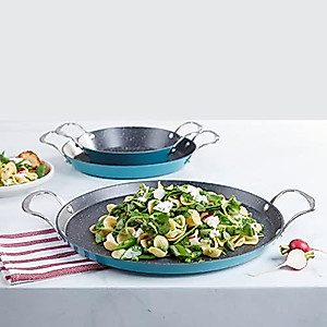 Curtis Stone 3-piece Dura-Pan Nonstick Nesting Skillet Set 772-245 (Renewed)