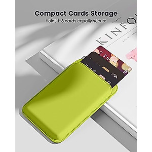 SOFTGAS Magnetic Card Wallet Holder for Apple Magsafe for iPhone 14 Pro Max/14 Plus/14 Pro/14, for iPhone 13 Pro Max/13 Pro/13, for iPhone 12 Pro Max/12 Pro/12, Cell Phone Case Accessory