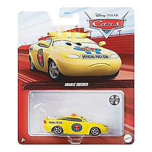 Disney Pixar Cars Charlie Checker 1:55 Scale Metal Car Piston Cup Pace Car