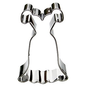 Sweet Cookie Crumbs Dress Cookie Cutter- Stainless Steel