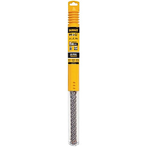 DeWalt DW5822 1-1/8" x 18" x 22-1/2" 4-Cutter SDS Max Rotary Hammer Bit