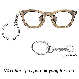 Sun Glasses Bottle Opener, Liangery Travelling Mental Beer Bottle Opener Keychain with Vintage Style