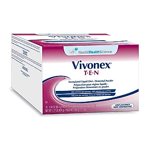 Vivonex T.E.N Elemental Powder 07127400 2.84 oz Box of 10, Unflavored