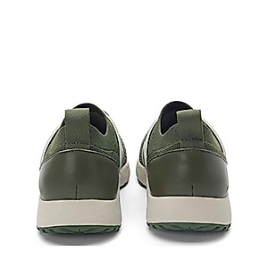 TRAQ by Alegria Qool Womens Smart Walking Shoe Olive 9 M US