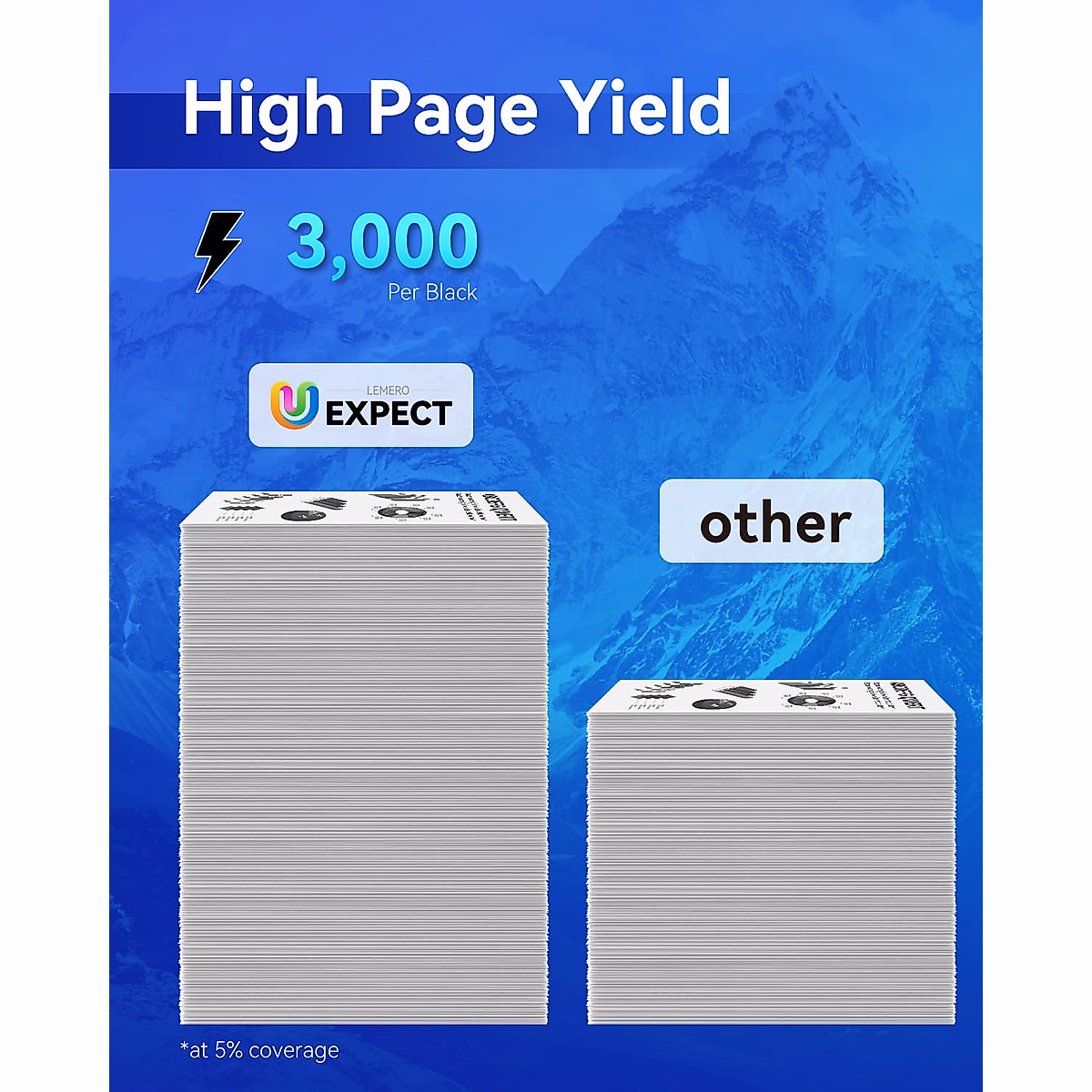 TN760 LemeroUexpect Remanufactured Toner Cartridge Replacement for Brother TN760 TN-760/TN-730 Black High Yield Toner TN730 for MFC-L2710DW DCP-L2550DW MFC-L2690DW L2717DW HL-L2395DW L2350DW Printer