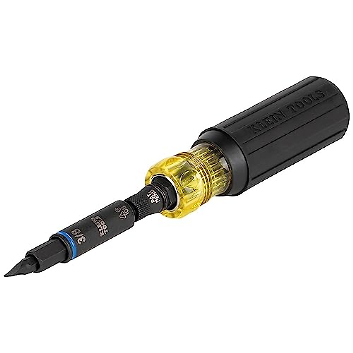 Klein Tools 32500HD KNECT Multi-Bit Screwdriver / Nut Driver, Impact Rated 11-in-1 Tool with Phillips, Slotted, Square and Torx Tips