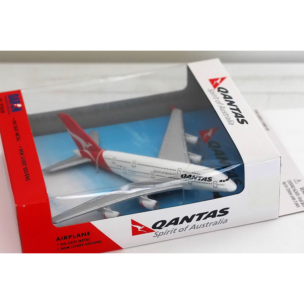 DARON REALTOY RT8538 Qantas Airbus A380 Single Plane 1/500 Diecast. New