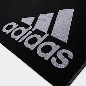 ADIDAS logo swim towel large 70 x 140 cm [black]