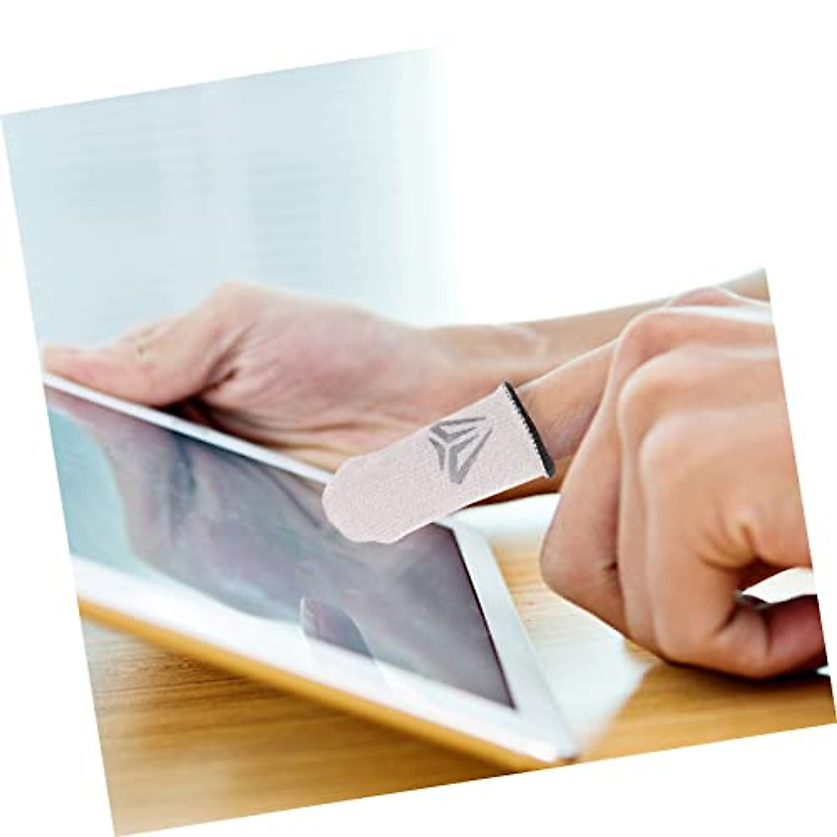 ifundom 1 Pair Protector Cover Gamer Mobile Sleeve Sleeves Thumb Accessories Finger Conter Stabilizer Hand Phone Wrap Gift Highly Gaming Support Gloves