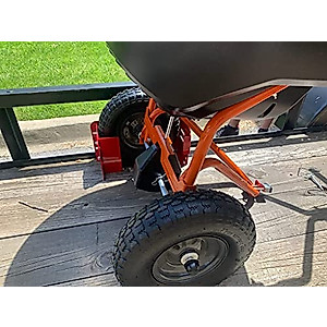 Jungle Jim's Jungle Boot to Secure Push and Some Commercial Mowers or Spreaders to Lawn and Landscape Trailer (Large)