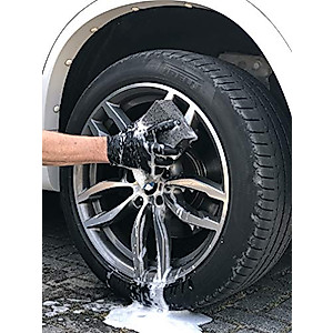 Glart 44WSA Set of 2 Sponges Anthracite for Car Wash Rims Paint 18 x 12 x 6 cm, 78 x 50 cm