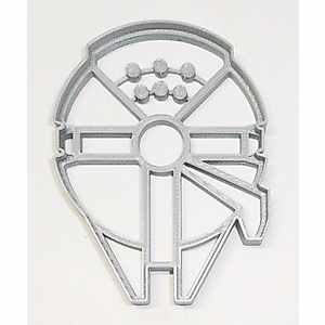 MILLENNIUM FALCON STARSHIP STAR WARS COOKIE CUTTER MADE IN USA PR2298