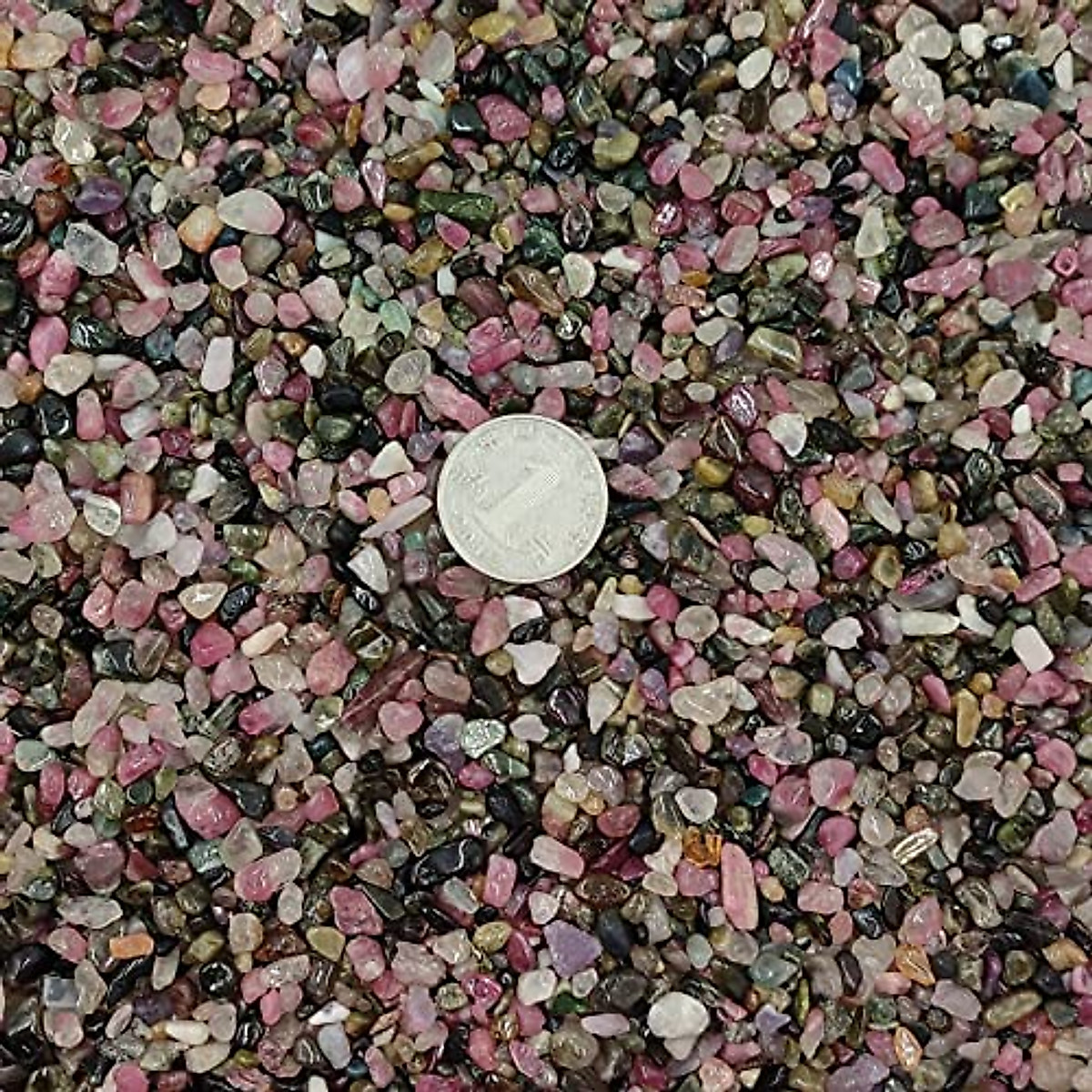 GAJUST 100g Bulk Natural Tourmaline Chip Stone Crystal Quartz Collectible Specimen Gemstone Aquarium Decor