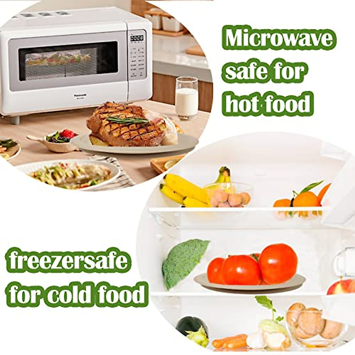 smilixin 150 Pack Paper Plates,100% Compostable 7 inch Paper Plates,Disposable Plates,Biodegradable Plates Made of Sugarcane Fiber,Heavy-Duty Paper Plates for Daily Meals Party Dinner (7 Inch)