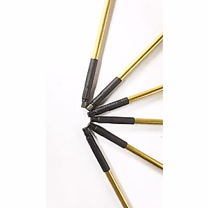 Spectrometer Electrode Brush, Tungsten/Stainless Steel Wire Direct Reading Spectrograph Electrode Brush, Electrode Brush for Metal Analyzer Compatible with Spectro (3, 80009001)