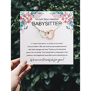 Babysitters Gifts Gifts For Babysitter Female Thank You Gift for Babysitter (BABYSITTER card)