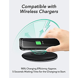 YOUMAKER Designed for Galaxy S9 Case (NOT Plus), Heavy Duty Protection Kickstand with Built-in Screen Protector Shockproof Case Cover for Samsung Galaxy S9 5.8 inch - Black