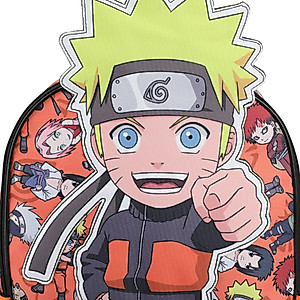 Bioworld Naruto Shippuden 16" Kids Anime Character Backpack