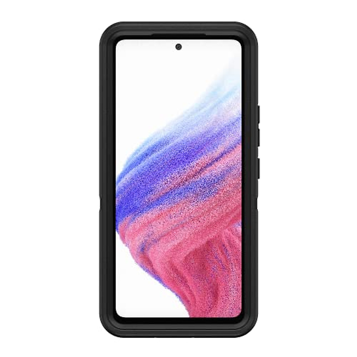 OtterBox Samsung Galaxy A53 5G Defender Series Case - BLACK, rugged & durable, with port protection, includes holster clip kickstand