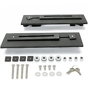 EGO BIKE Universal Hard Saddle Bags Detachable Mounting Brackets Compatible with 8mm Mounting Holes Quick Release