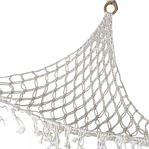 GUZLI Stuffed Animal Hammock Toy Net Plush Toy Hanging Organizer with Macrame Tassels Stuffed Animal Holder Display Corner Boho Large Storage Mesh Net for Playroom Bedroom