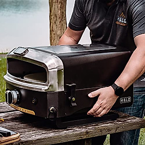 Halo Versa 16 Liquid Propane Gas Outdoor Pizza Oven with Rotating Cooking Stone | Portable Appliance for all Outdoor Kitchens