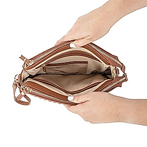 JuJuBe | Day to Night Crossbody Bag, Designer Small Crossbody Purse for Moms | Spice