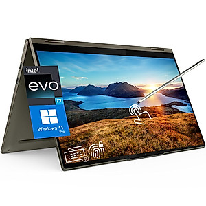 Lenovo Yoga 7i 2-in-1 Touchscreen Laptop, 15.6" FHD 500nits Display, 11th Intel Evo Platform 10-Core i7-1165G7, Intel Iris Xe Graphics, Amazon Alexa, Backlit KB, FP, WiFi 6, Win11 PRO(12GB|1TB SSD)