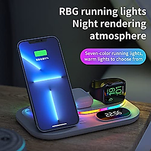 SUPERLIT 3-in-1 Fast Wireless Charger for Phone, Watch and Earbuds