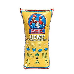 24 L Rowdy Rooster Hemp Animal Bedding