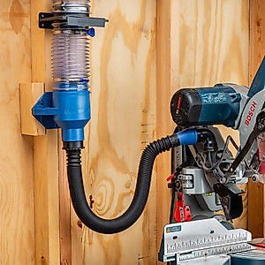 2-1/2" To 4" Mountable Dust Hose Coupler – Reinforced ABS Plastic Dust Collection Hose - Quick Connect & Disconnect Dust Collector Accessories - Stepped Design Shop Dust Collectors for Easy fit