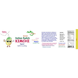 Daikon Radish Kimchi - 16oz - (Vegan, Gluten Free)