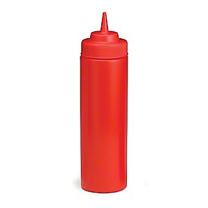 Tablecraft 24 oz Wide Mouth Squeeze Dispenser [Set of 12]