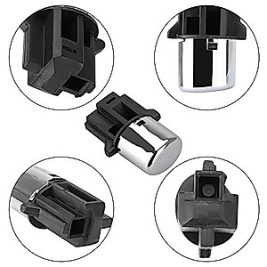 Gangmu Tec Vehicle Shift Knob Button Repair Kit with Side Plate, Smooth Button-Pressing for Safe Driving, Replacement for 2003-2005 Honda Accord, Part Number 54132-SDA-A81 54141-SDA-A81 54133-SDA-A81