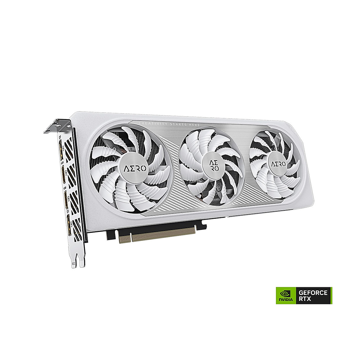 GIGABYTE GeForce RTX 4060 AERO OC 8G Graphics Card, 3X WINDFORCE Fans, 8GB 128-bit GDDR6, GV-N4060AERO OC-8GD Video Card