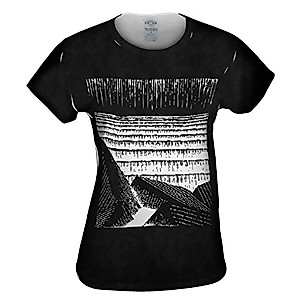 Yizzam- M.C.Escher - Blocks of Basalt Along The S.-Tshirt- Womens Shirt 2013-Medium Multicolored
