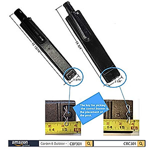 Hongso Grill Burners and Heat Plates for Nexgrill 720-0145 720-0026 681955, Sterling Forge Estate 2704 Chateau 3304 Grills, 4-PK