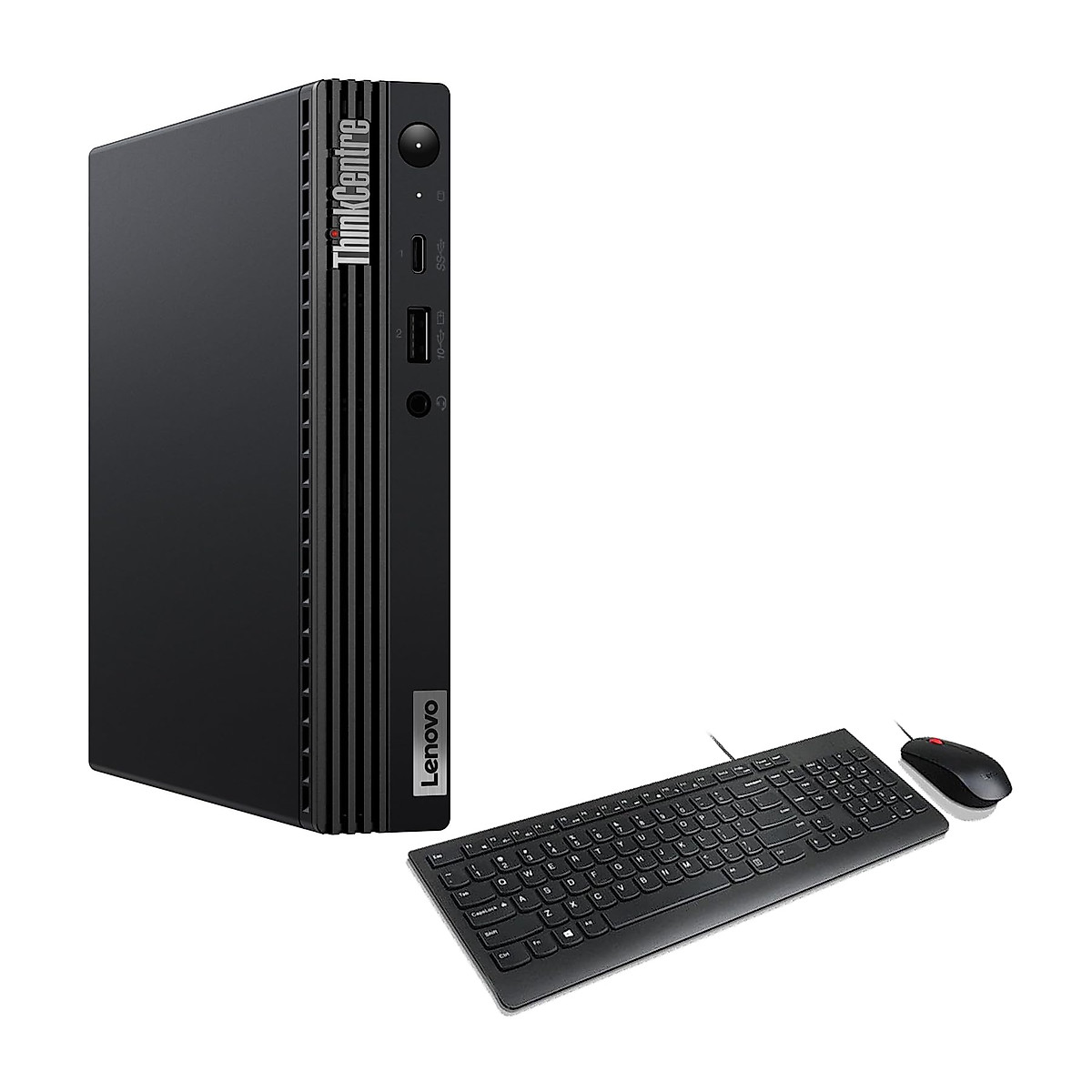LENOVO ThinkCentre M80q Home & Business Mini Desktop (Intel i3-10100T, 16GB RAM, 512GB PCIe SSD, Intel UHD 630, WiFi 6, BT 5.2, USB Keyboard, USB Mouse, HDMI, Win 11 Pro) w/Dockztorm Hub