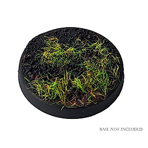 Stonehaven Miniatures Static Grass, Bright Green - 2mm Length Fibers - Master Quality Base & Scenery Flock - Realistic Texture & Detail - for 28mm Scale Table Top War Game Miniatures - Made in USA