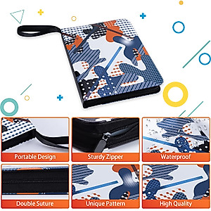 Trading Card Binder Card Holder, 900 Cards with 50 Removable Sleeves 9 Pocket, PU leather Card Collection Binder Album Holder Game Cards Binder for Boys Girls Toys Gift (Black)